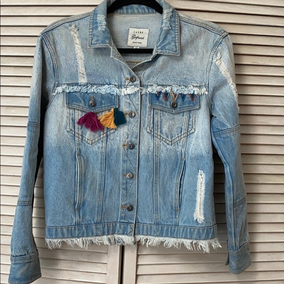 JACHS Girlfriend | Jackets & Coats | Jachs Girlfriend Denim Jacket ...